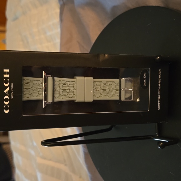 Coach | Accessories | Coach Gray Apple Watch Band Nwt | Poshmark